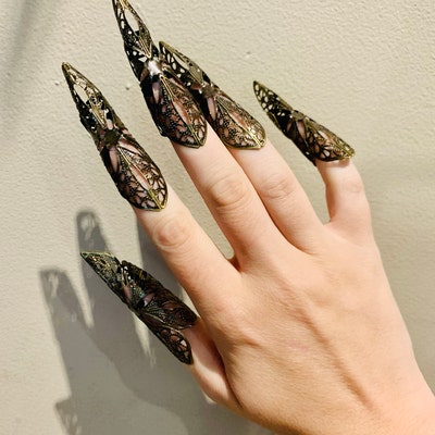 Nail Claws lilly Claw Rings Gothic Gift Ideas Witch Jewelry, Gift for ...