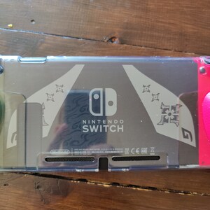 Nintendo Switch Custom Clear Transparent Atomic Purple Joy-con | Etsy