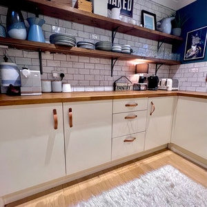 Thick Flat Leather Drawer Handles Leather Cabinet Pulls - Etsy