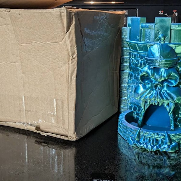 Grayskull Dice Tower STL File | Detailed Dice Tower | DND Dice Tower ...