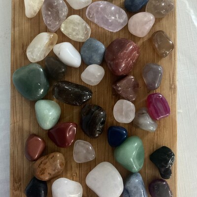 Assorted Mixed Tumbled Stones MEDIUM 1 Lb Wholesale Bulk Lot - Etsy