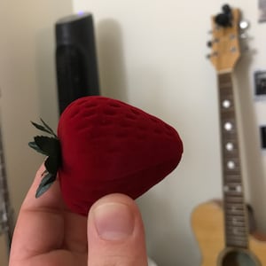 Strawberry Ring Box - Etsy