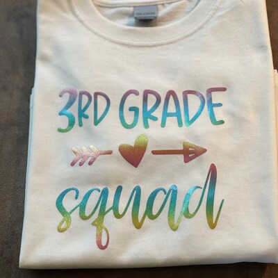 Third Grade Squad Svg, Third Grade Svg, 3rd Grade Squad Svg, Teacher ...