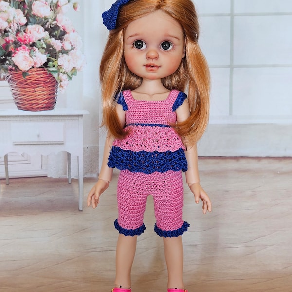 Crochet Dress Set Fits 12" Dolls Siblie Ruby Red Fashion Friends - Etsy