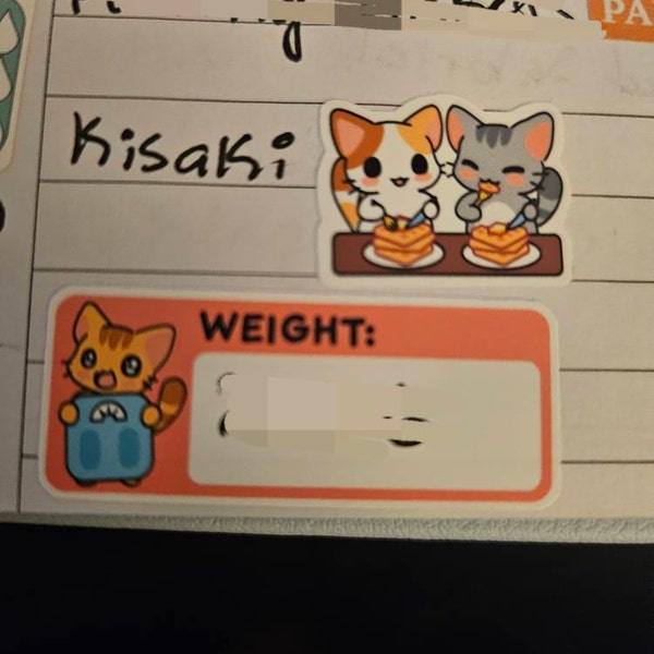 Kawaii Cat Date Night Planner Stickers, Date Night Reminders, Cute ...