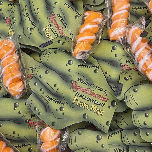 Printable Halloween Candy Tags, DIY, Halloween Candy Favors, Halloween ...