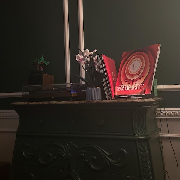 Now Playing Record Holder Stand Gift,now Spinning Vinyl Record Display ...