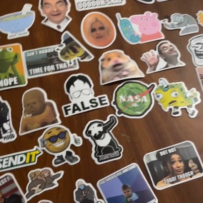5-300 Pc Meme Stickers Internet Funny DIY Stickers for - Etsy