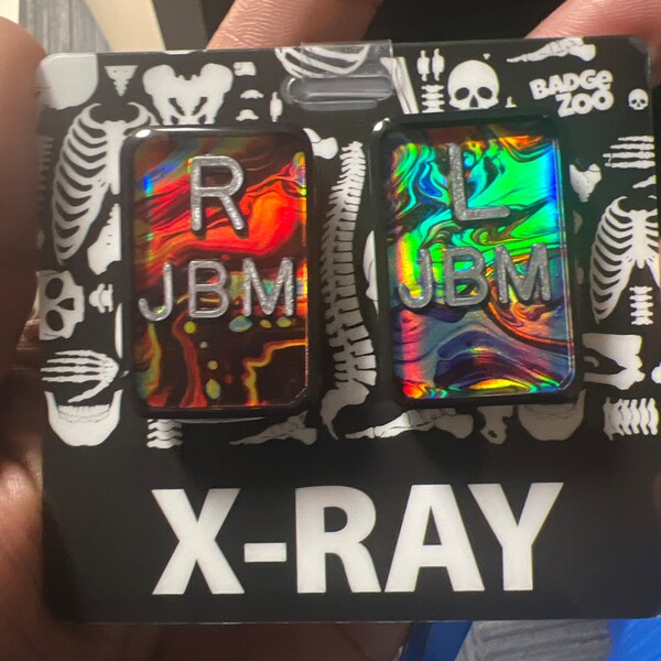Holographic Fire and Ice X-ray Markers - Oil Spill Xray Markers With ...