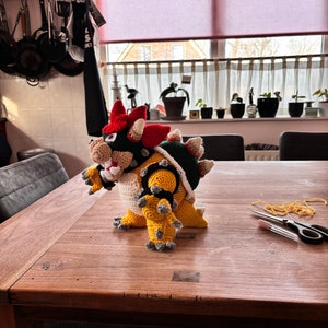 Bowser Crochet Pattern Amigurumi PDF ENGLISH Instructions Only - Etsy