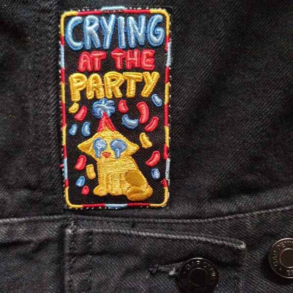 Creepy Raven Embroidered Patch | Cryptid Raven - Bird - Crow ...