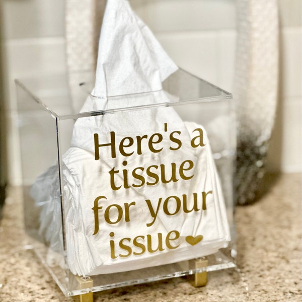 A Tissue for Your Issue Decal. Permanent Vinyl Decal. Perfect for Mason ...