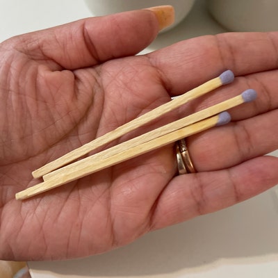 Mini Matchstick Jar Colored Tip Matches Strike on Bottle - Etsy