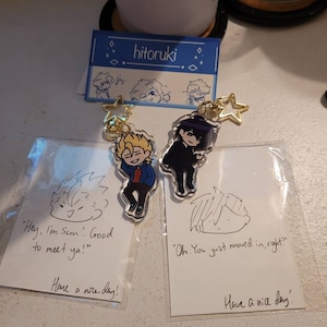 Stardew Valley Bachelors Acrylic Keychains Sebastian Sam Alex Shane ...