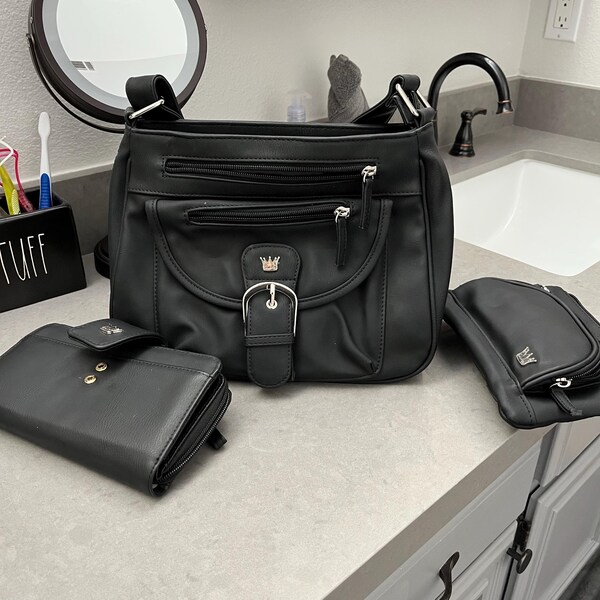 Pistol CCW Concealed Carry Crossbody Handbag, Conceal Carry for Women ...