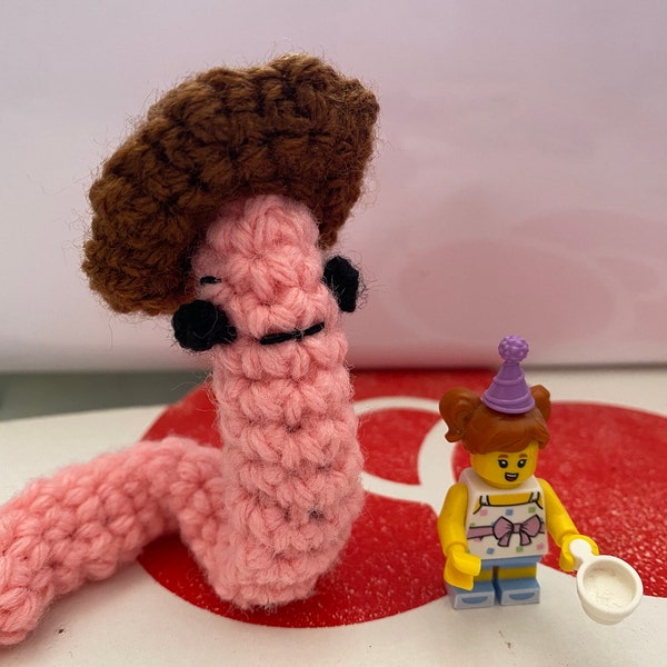 Worm in a Cowboy Hat Amigurumi Pattern PDF - Bug - Stampede - Insect ...