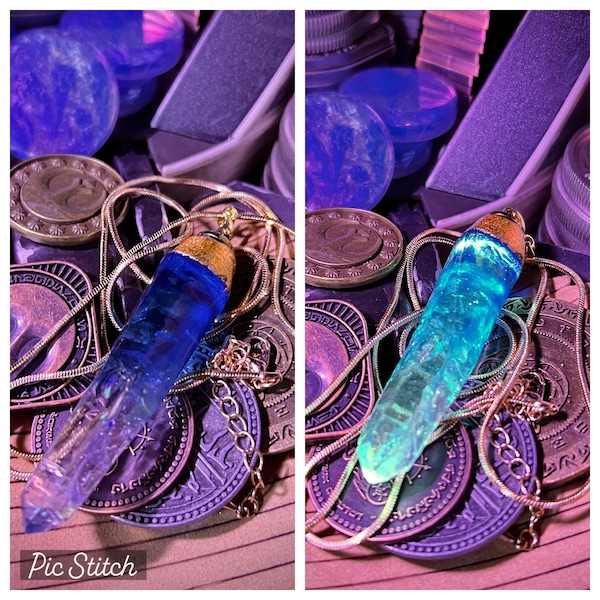 Sky Kyber Crystal Pendant Necklace Andor Sky Stone Kuati Signet ... Sky Kyber Crystal Pendant Necklace Andor Sky Stone Kuati Signet ...