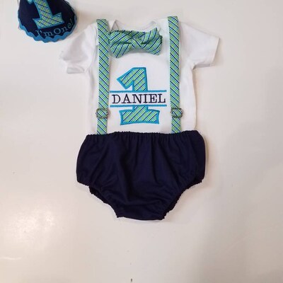 Number One Split Design 1st Birthday Applique Machine Embroidery Design ...