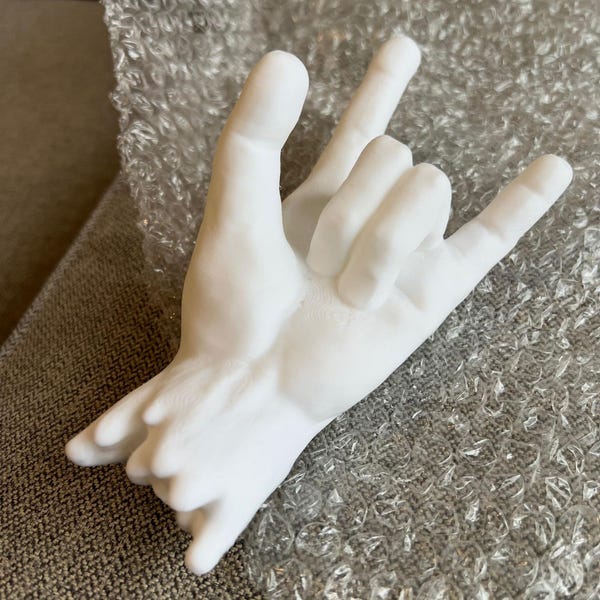 Wall Hanger Rock and Roll Hand Art Decor Heavy Metal Hand Key Holder ...