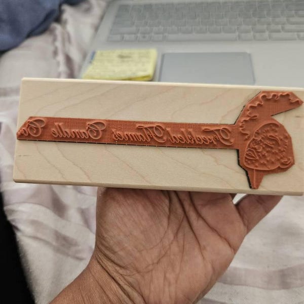 LARGE LOGO STAMPS or Small Logo Stamps, Self Inking Logo Stamps ...