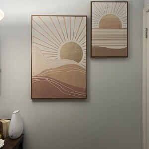 Rainbow Joshua Tree Art Print Abstract Desert Landscape - Etsy