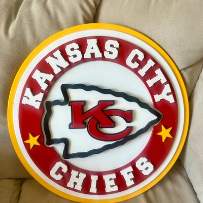 Kansas City Chiefs Wooden Sign - Etsy