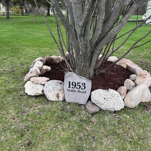 Personalized Monogram Name Rock - Engraved Stone - Custom Personalized ...