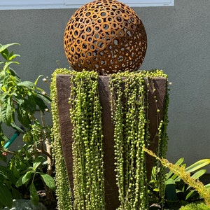 Marsh Grasses Garden Abstract Sculpture From Rust Metal. - Etsy