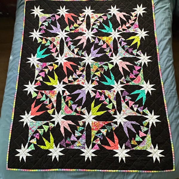 Flying to the Stars Quilt Pattern - Etsy