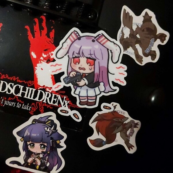 Touhou Vinyl Sticker Sheet | Reimu, Yukari, Aya, Remilia, Rin, Okuu ...