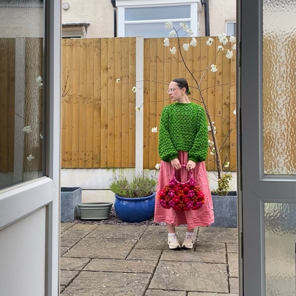 Meganfaithmakes' Seaweed Scrunchie Crochet Pattern PDF (english) - Etsy