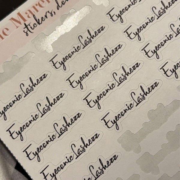 Custom Name Stickers in Color - Planner and Journal Sticker Set ...