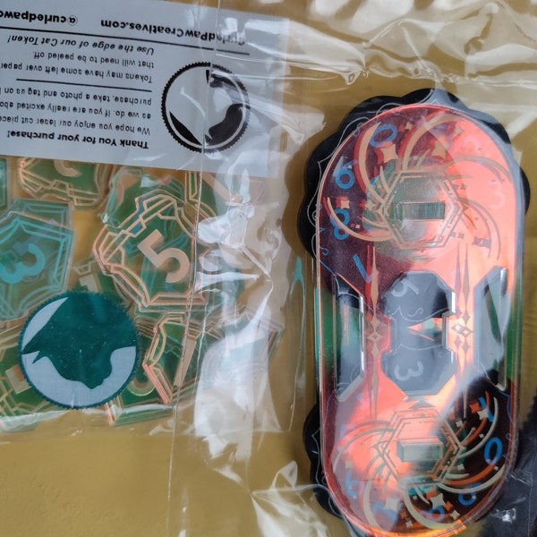 Legends Ink TCG Acrylic Token and Counter Set - Compatible With Lorcana ...