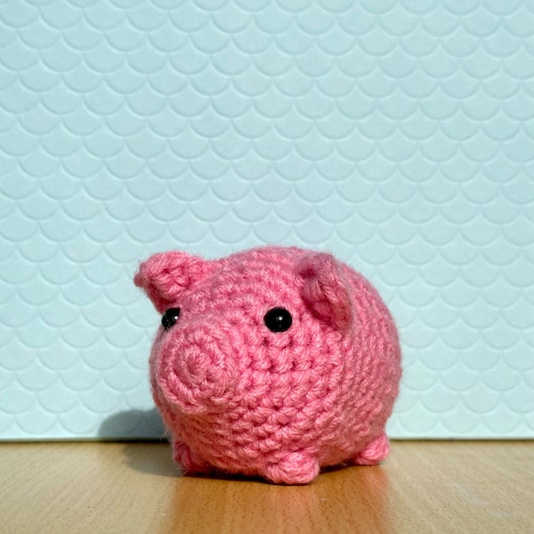Mini Pig Crochet Pattern: Beginner-friendly Animal Tutorial (PDF) - Etsy