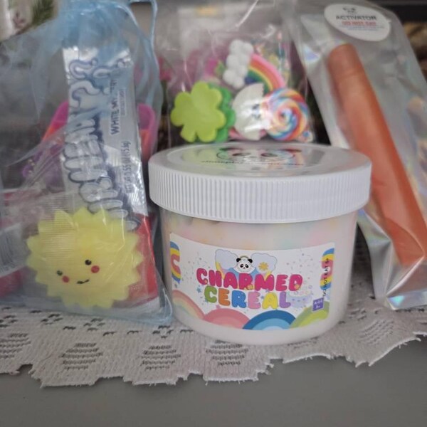 Charmed Cereal Slime, ASMR Slime, Slime Shop, Crunchy Slime, Slime Kit ...