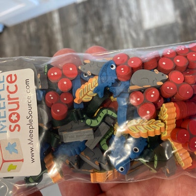 Painted Wooden Food for Wingspan - Etsy