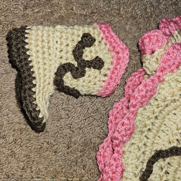 Pattern-crochet Musical Notes Applique-detailed Photos - Etsy