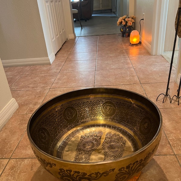 Lord Kaal Vairab With Tree of Life Adorned Fancy Gong- Beautifully ...