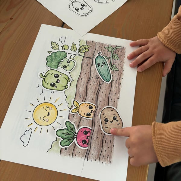 Ocean Animal Matching Game Printable – Cut and Paste Toddler Activity ...