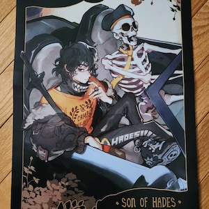 Percy Jackson Nico Di Angelo Mythomagic Art Print - Etsy