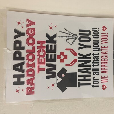 Surgical Scrub Tech Printable Sign, Happy Surgical Scrub Tech Week ...