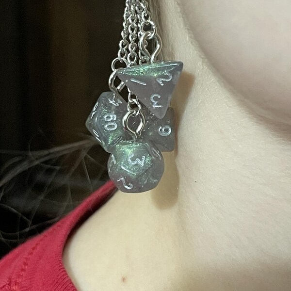 D20 Mini Dice Ear Cuff | Geek Earrings | Dnd Jewelry | Gift for Her ...