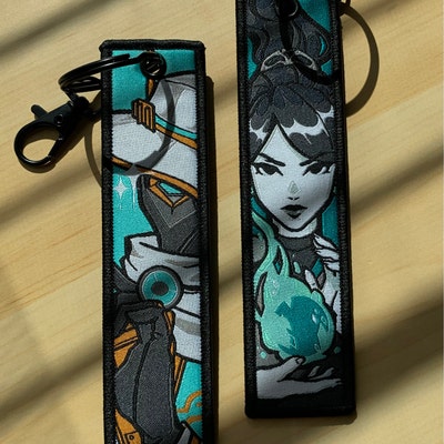 Valorant Keychain Luggage Tags Embroidered Key Tags Embroidered Woven ...