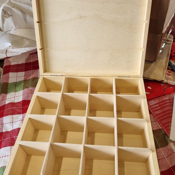 A4 Size Unfinished Wood Box | Large Wooden Box | Wooden Documents ...