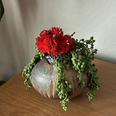 Peony Bombshell in Two Tone Pink 7 Inches Silk Flowers, Artificial ...