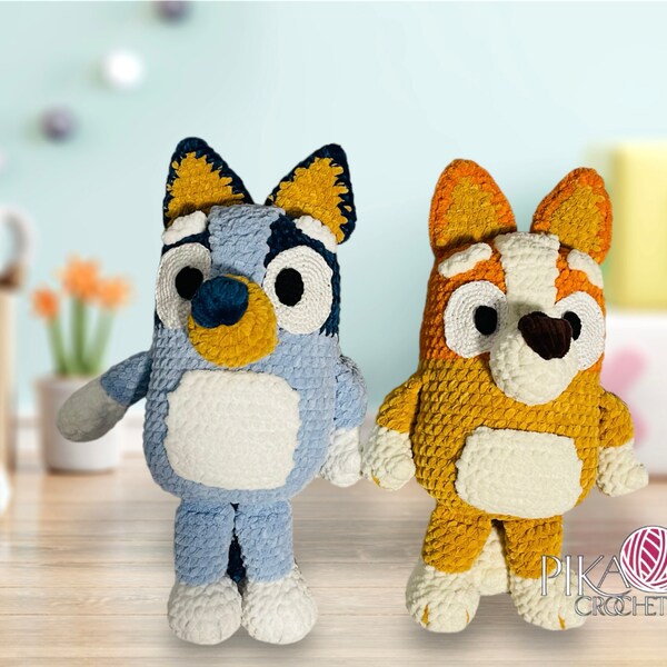 4 Heeler Plush Toy PDF Crochet Pattern Bundle - Etsy