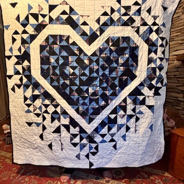 PDF Exploding Heart Quilt Pattern Digital Download by Slice of Pi ...