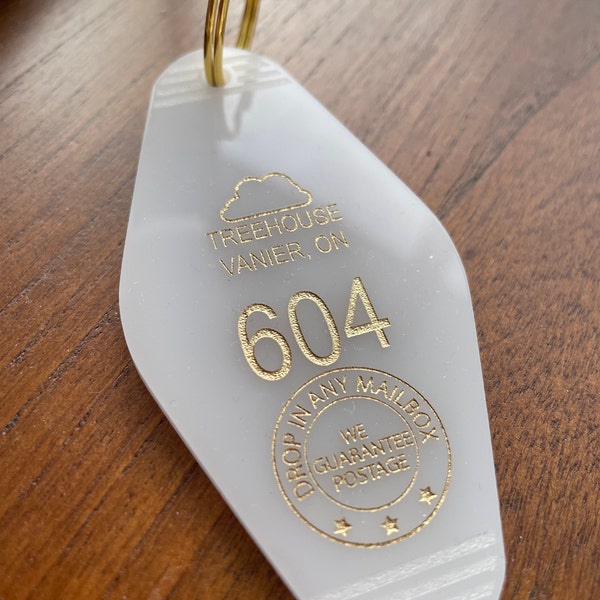 Custom Retro Motel Key Fob, YOUR CUSTOM TEXT, Custom Keychain ...