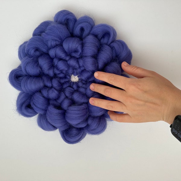 Unique Coral Reef Weaving Wall Art With Crocheted, Knitted, Felted ...