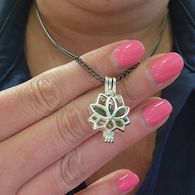 MOLDAVITE & PHENACITE NECKLACE in Real Gold Phenakite 12 Kt Genuine ...